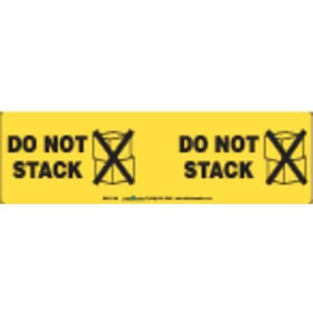 Labelmaster Pallet Do Not Stack Label, PK100 PALL120 | Zoro