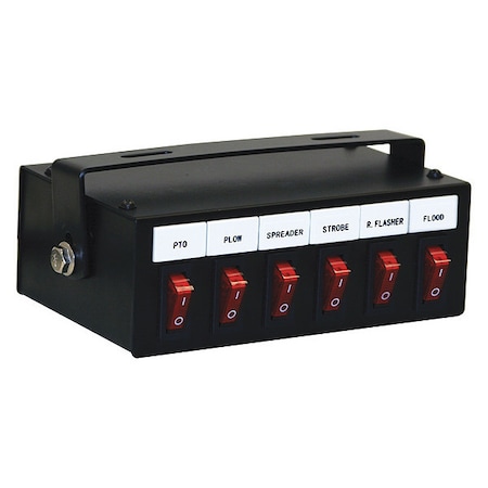 Buyers Products 6 Function Backlit Pre-Wired Switch Box Fused With ...