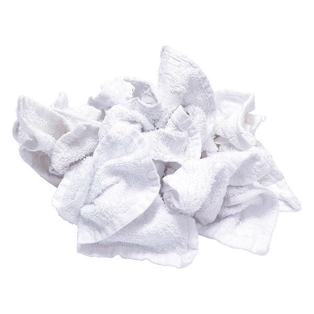 R & R Textile Terry Cloth Rag Pallet, White, 630 lb. Z99407 | Zoro