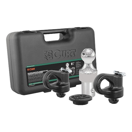 Curt Puck Systm Gsnck Bll/Sfty Chn Anchr Kit 60692 | Zoro