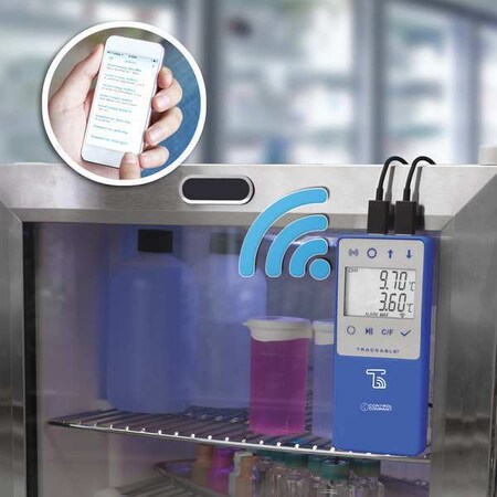 Traceable Data Logging Thermometer, WiFi 6501 | Zoro