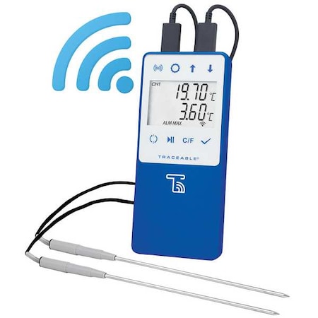 Traceable Data Logging Thermometer, WiFi 6503 | Zoro