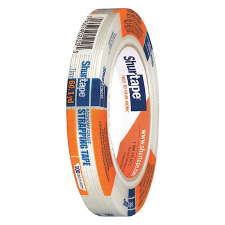 Shurtape Packaging Tape, 55m L, Clear, 4-47/64" dia. 104476 | Zoro