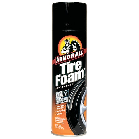 Armor All Tire Dressing and Protectant, Tire Foam, Aerosol Spray Can ...