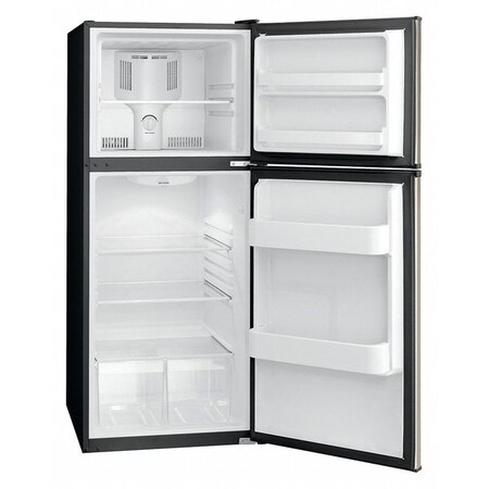 Frigidaire Refrigerator, Top Freezer, 10cu ft, Silver FFET1022UV | Zoro