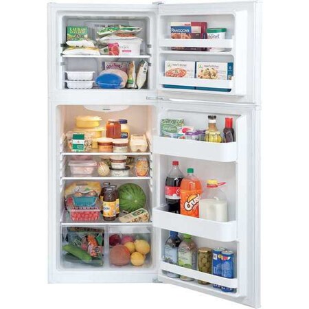 Frigidaire Refrigerator, Top Freezer, 11.5cu ft, White FFET1222UW | Zoro