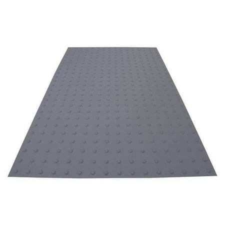 Safetysteptd ADA Warning Pad Flexible Cement Gray, 3 ft W x 5 ft L, 1 ...
