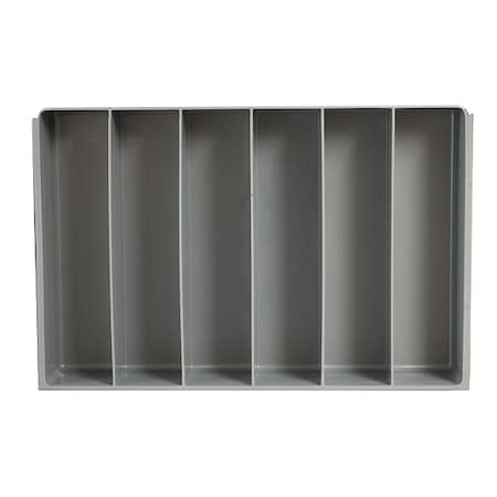 Durham Mfg Compartment Drawer Insert with 6 compartments, Polypropylene ...