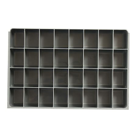 Durham Mfg Compartment Drawer Insert W/ 32 compartments, Polypropylene ...
