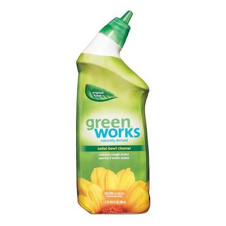 Green Works Toilet Bowl Cleaner, Size 24 oz., PK9 31597 | Zoro