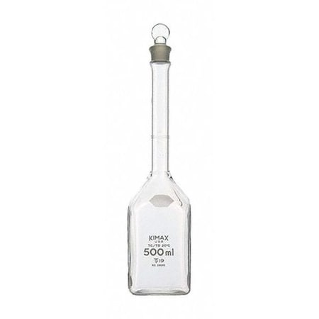 Kimble Chase Square Volumetric Flask, 900mL, Clear 28046-900 | Zoro