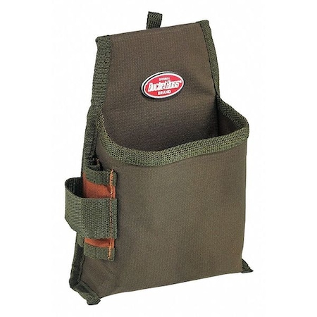 Bucket Boss Tool Pouch, Tool Pouch, Green, Polyester, 1 Pockets 54160 ...