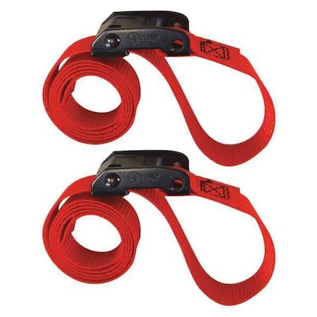 Snap-Loc Snap Lock Cinch Strap, 48" L x 1" W, PR SLCTC104CR2 | Zoro