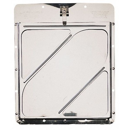 Jj Keller Vehicle Placard Holder, Stainless Steel, 11 7/8 in W x 13 3/4 ...