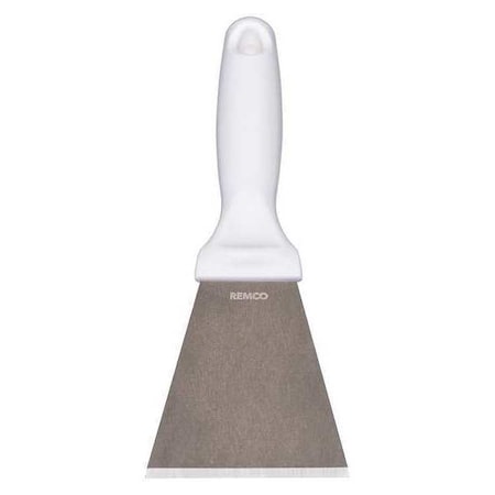 Remco Scraper, SS, 3" Blade W, White 69725 | Zoro