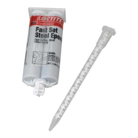 Loctite Epoxy Adhesive, PC 3965 Series, Gray, Dual-Cartridge, 1:01 Mix ...