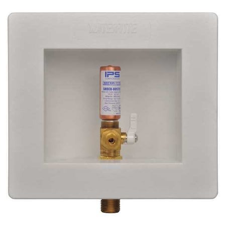 Water-Tite Ice Maker Outlet Box w/HammerArresterPlastic/LeadFree1/2 ...