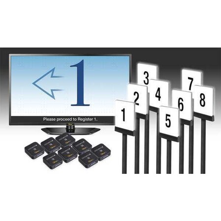 Lavi Industries Electronic Queuing System, Counter 95-QTPNP118/32/CB/WB ...