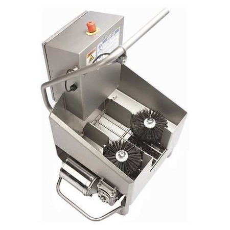 Best Sanitizers Wet Boot Scrubber, SS, 400 lb., 110VAC BSX600-DAF-6 | Zoro