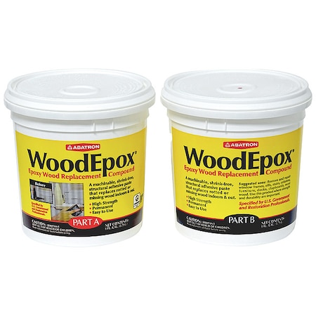 Abatron Putty 256 oz Size, Pail Beige WoodEpox WE2GKR | Zoro