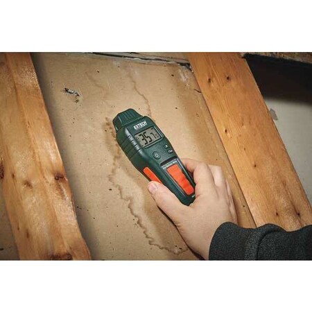 Extech Moisture Meter, LCD, 1 yr. Warranty MO55 | Zoro