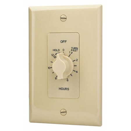 Tork Spring-Wound Timer, Range 0 to 12 hr. A512HH | Zoro