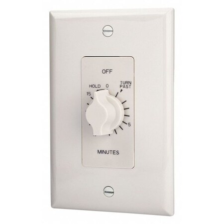 Tork Spring-Wound Timer, Range 0 to 15 min. A515MHW | Zoro