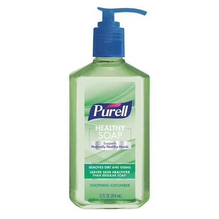 Purell 12 fl. oz. Liquid Hand Soap Pump Bottle, PK 12 9702-12 | Zoro