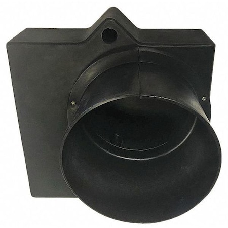 Ultratech Inlet Guard, Black, 8" H, 18" L 9381 | Zoro