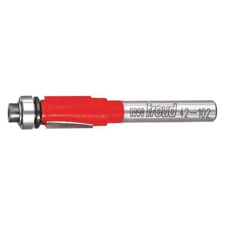 Freud Flush Trim Router Bit, 1/2" Cutting L 42-102 | Zoro