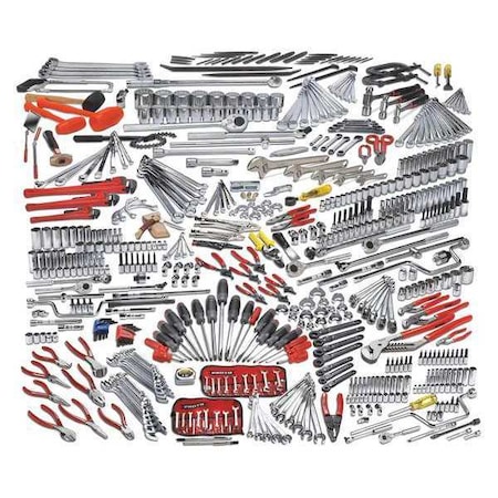 Proto Master Tool Set, General Purpose, 613 pcs. JCS-0613MASBX1A | Zoro