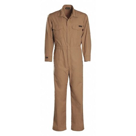 Workrite Fr Flame-Resistant Coverall, Size L 1245BR | Zoro