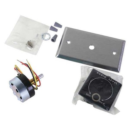 Hubbell Gai-Tronics Remote Volume Control, Mono, Gray, SS, 4" D 12506 ...