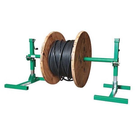 Greenlee Reel Stand, 17-5/8" W, 10" H, 6000 lb. Cap. RXM | Zoro