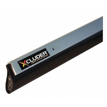 Xcluder Rodent Proof Door Sweep, Silver 162620 | Zoro