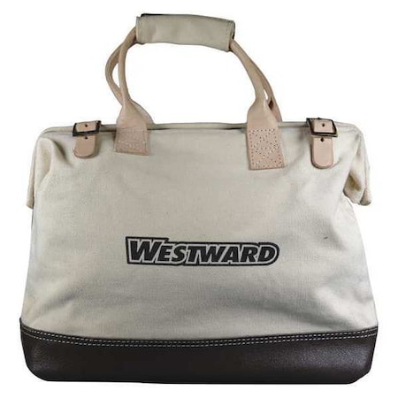 Westward Tool Bag, Tan, Canvas, 1 Pockets 53JW33 | Zoro