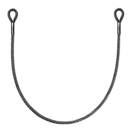 Loos Cable Assembly, Galvanized Steel, Uncoated CT-G64XXBB-0960 | Zoro