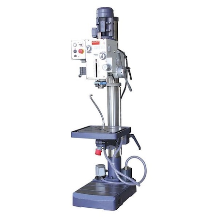 Dayton Floor Drill Press, Geared Head Drive, 2 hp, 240 V, 22 in Swing ...