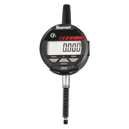 Starrett Electronic Indicator, 1"/25mm Range 2900-3ME-25 | Zoro