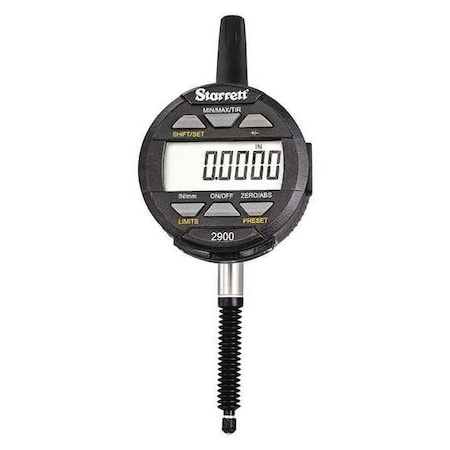 Starrett Electronic Indicator, 1"/25mm Range 2900-5-1 | Zoro