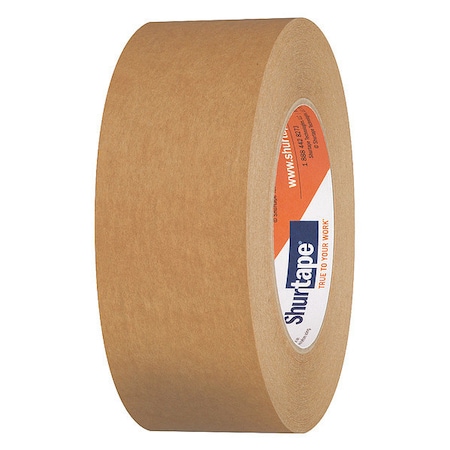 Shurtape Pressure Sensitive Paper Tape, 48 mm W x 55 m L, 6.6 mil Thick ...