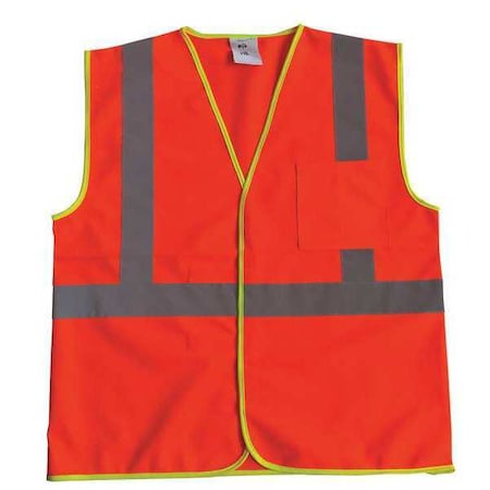 Condor U-Block Vest, Class1 Orange/Red, 4XL/5XL 53YK46 | Zoro