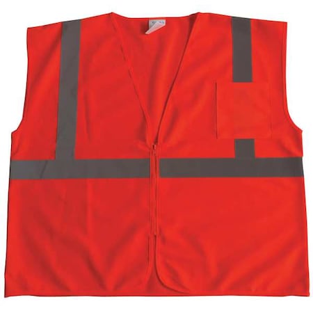 Condor Double Stripe, Class2 Orange/Red, 5XL 53YL31 | Zoro