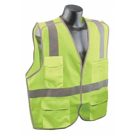 Condor High Visibility Vest, Yellow/Green, L/XL 53YN10 | Zoro