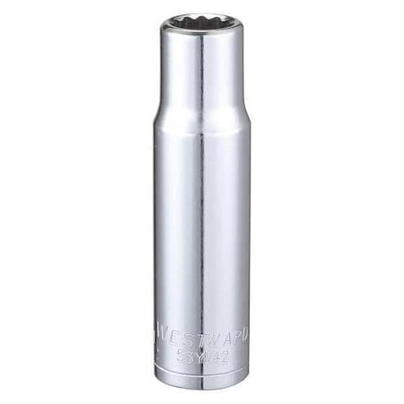 Westward WESTWARD 1/2 in Drive, 12mm Triple Square Metric Socket, 12 ...