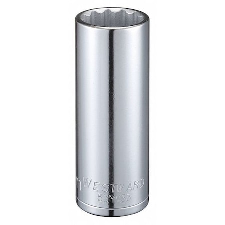 Westward 1/2 in Drive, 23mm Triple Square Metric Socket, 12 Points ...