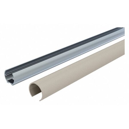 Inpro Handrail, Round, Taupe, 144" L 910-0113 | Zoro