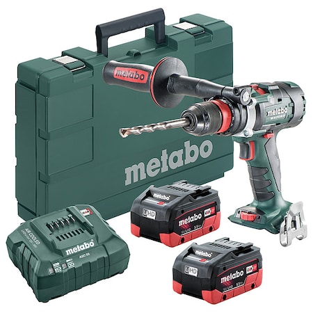 Metabo 1/2 in, 18V DC Cordless Drill, Battery Included BS 18 LTX-3 BL I ...