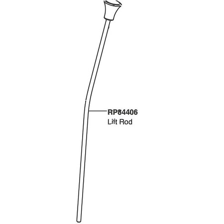 Delta Lift Rod and Finial, RP84406SP RP84406SP | Zoro