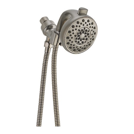 Delta 4-Setting Hand Shower, Stainless, Shower Mount 54488-SS-PK | Zoro